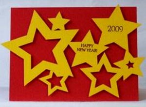 Handmade New Year Greeting Cards 2016 – Pink Lover